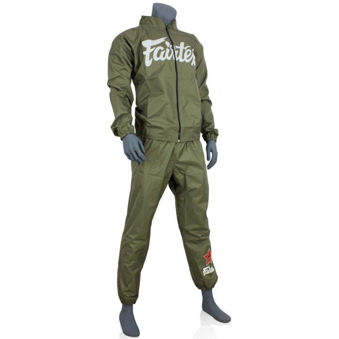 Fairtex VS2 Sauna Suit Vinyl Sweatsuit S-XXL (SET) Green – AAGsport