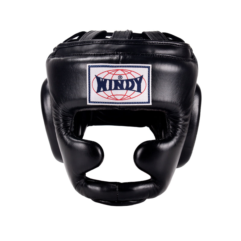 WINDY HP3 MUAY THAI BOXING SPARRING HEADGEAR HEAD GUARD PROTECTOR Leat – AAGsport
