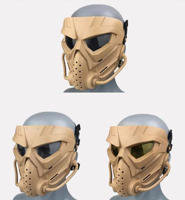 Airsoft Tactical Military Motorcycle Hunting Protection Goggle Skull F ...