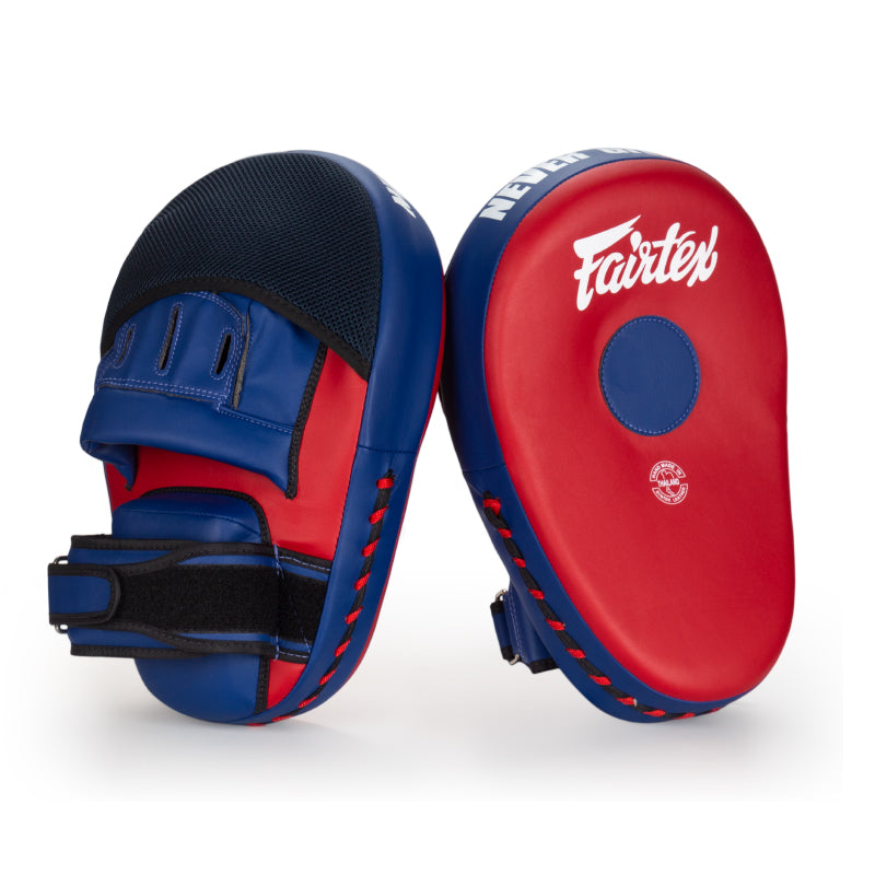 FAIRTEX MAXIMIZED FMV13 PUNCHING FOCUS MITTS PADS Red Blue – AAGsport