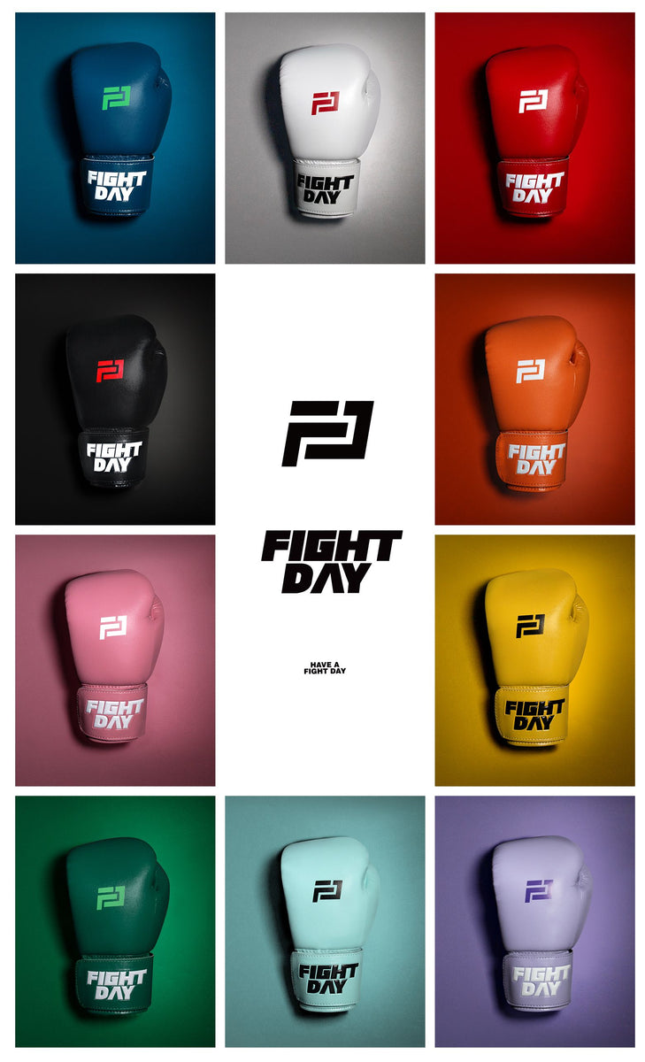 Fight Day TYM-01C MUAY THAI BOXING GLOVES Microfiber kids 4-6 oz Green ...
