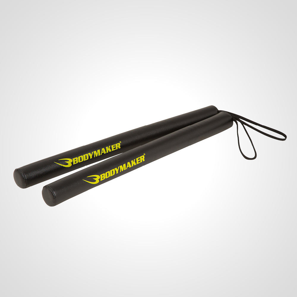 BODYMAKER MUAY THAI BOXING MMA PRECISION TRAINING STICKS PAIR Black ...