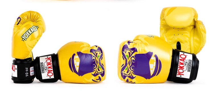 YOKKAO MUAY THAI BOXING GLOVES 8-16 oz Primate Yellow – AAGsport