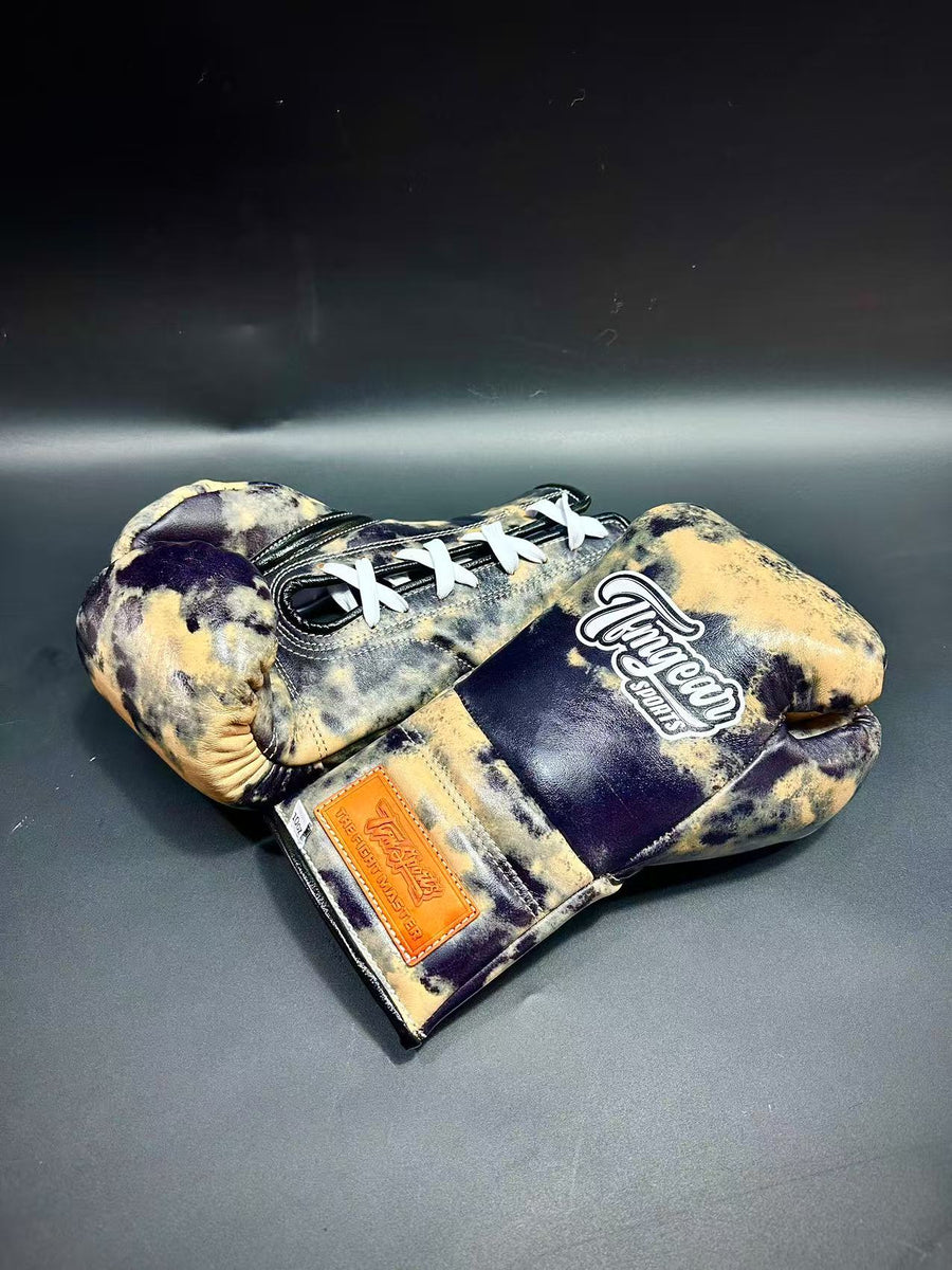 TFM RL3 HANDMADE PROFESSIONAL BOXING GLOVES 10 oz Camouflage – AAGsport