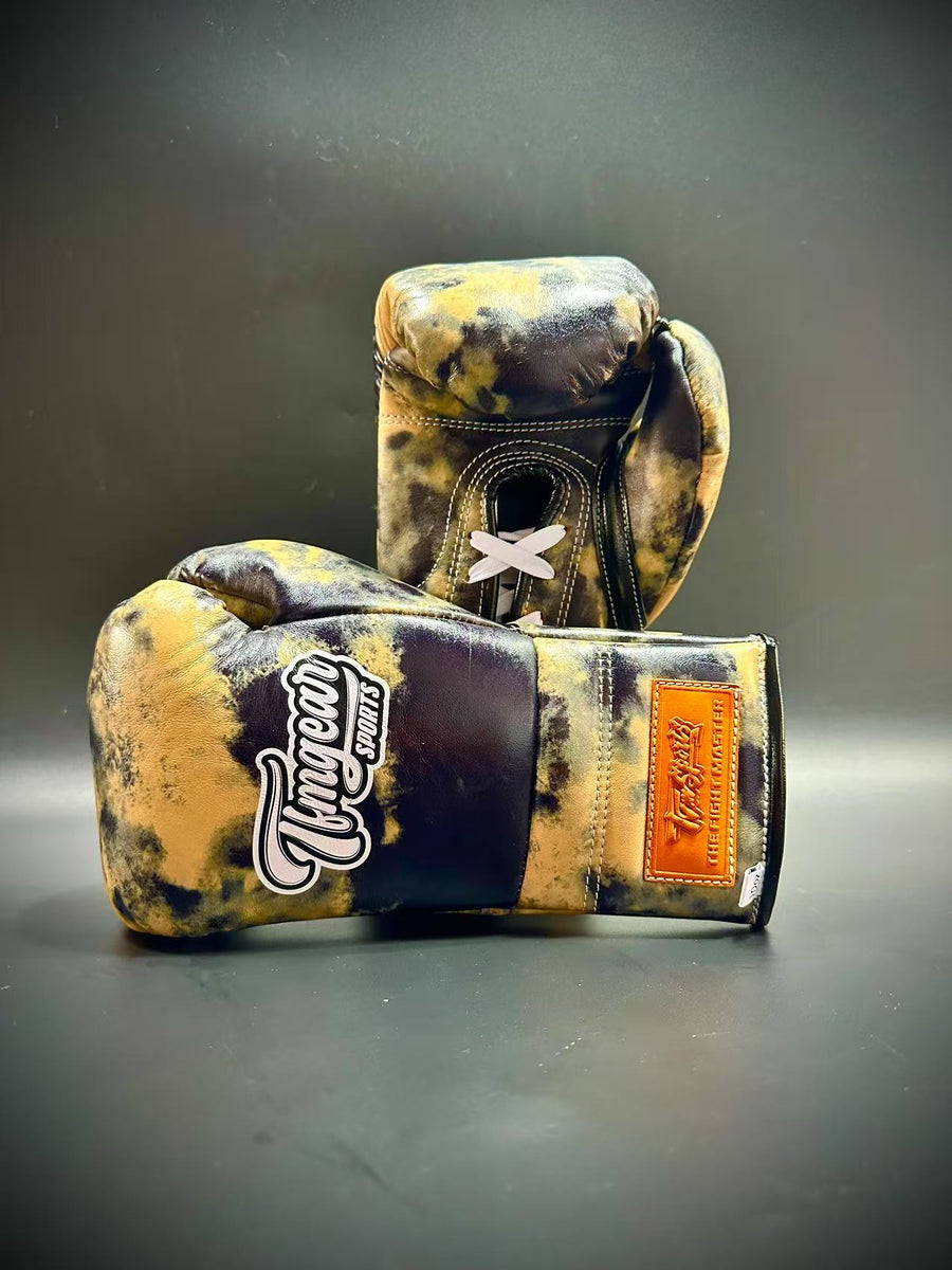 TFM RL3 HANDMADE PROFESSIONAL BOXING GLOVES 10 oz Camouflage – AAGsport