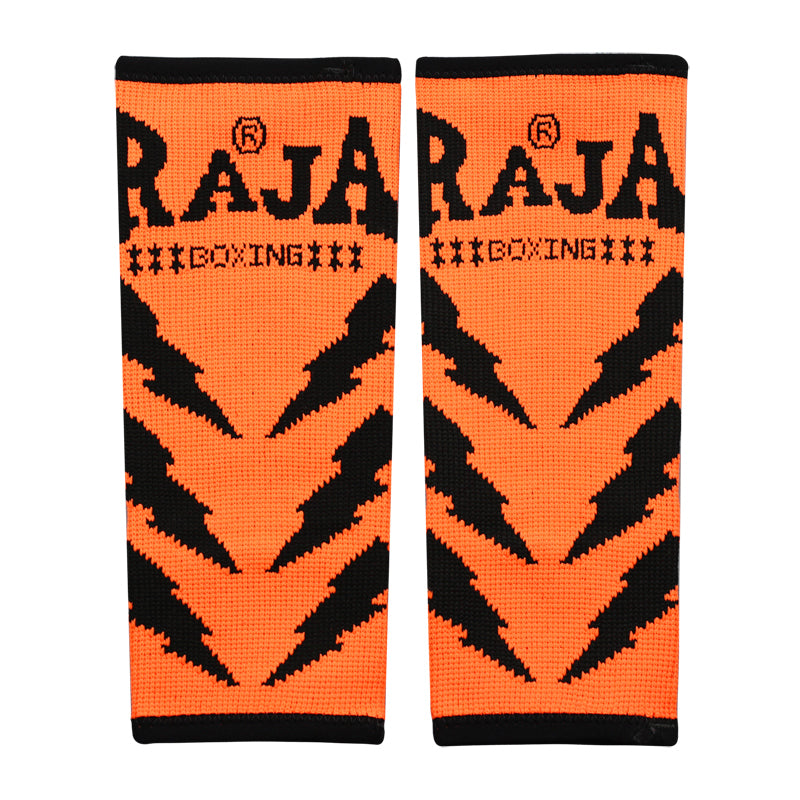 RAJA RAG-6 MUAY THAI BOXING MMA ANKLE SUPPORT GUARD SIZE FREE Orange ...