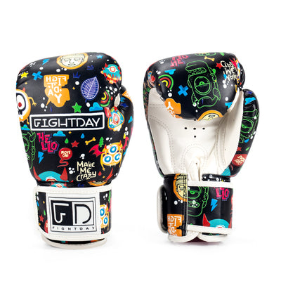 Fight Day MONSTER MUAY THAI BOXING GLOVES Microfiber Kids 4-6 oz – AAGsport