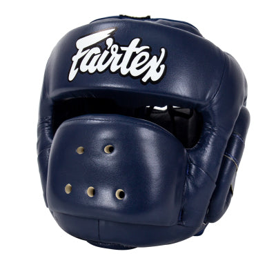 FAIRTEX FULL FACE PROTECTOR HG14 SPARRING HEADGEAR HEAD GUARD M-XL Blu ...