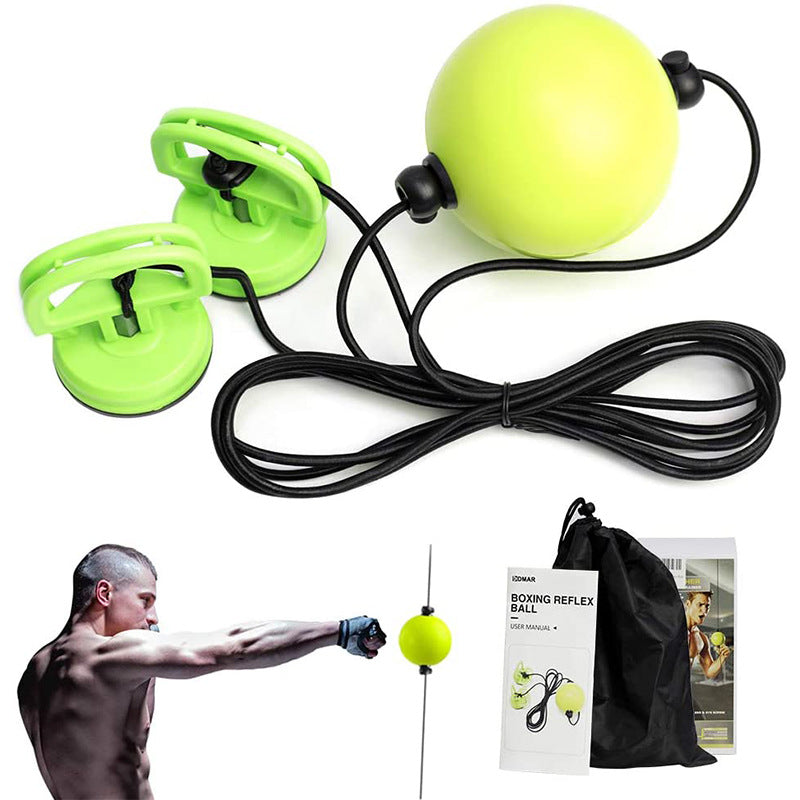 Home Gym Workout Double End Hanging Boxing Punching Reflex Speed ball ...