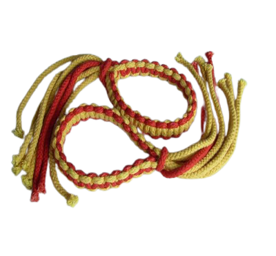 Muay Thai Boran Boxing Pra Jiad Armbands Size XXS-XXL Red Yellow – AAGsport